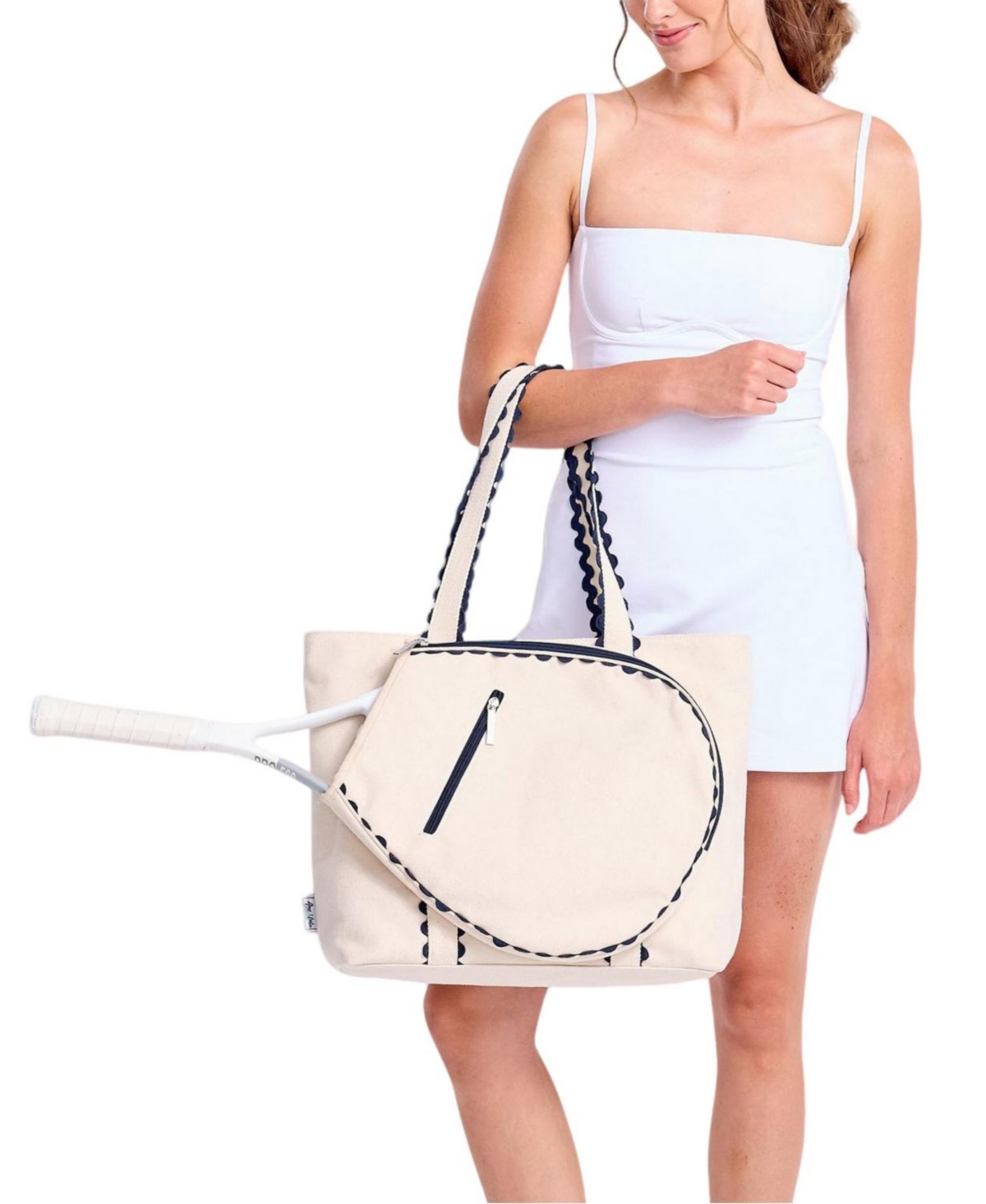 AME & LULU Nantucket Tennis Tote